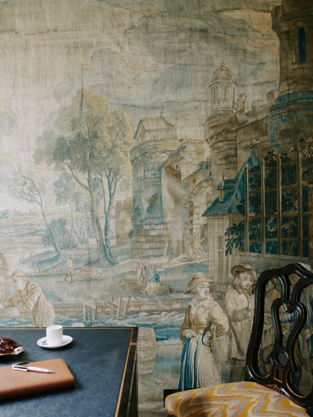 Teniers Tapestry – Panoramic Mural & Rustic Wall Hanging | Watts 1874